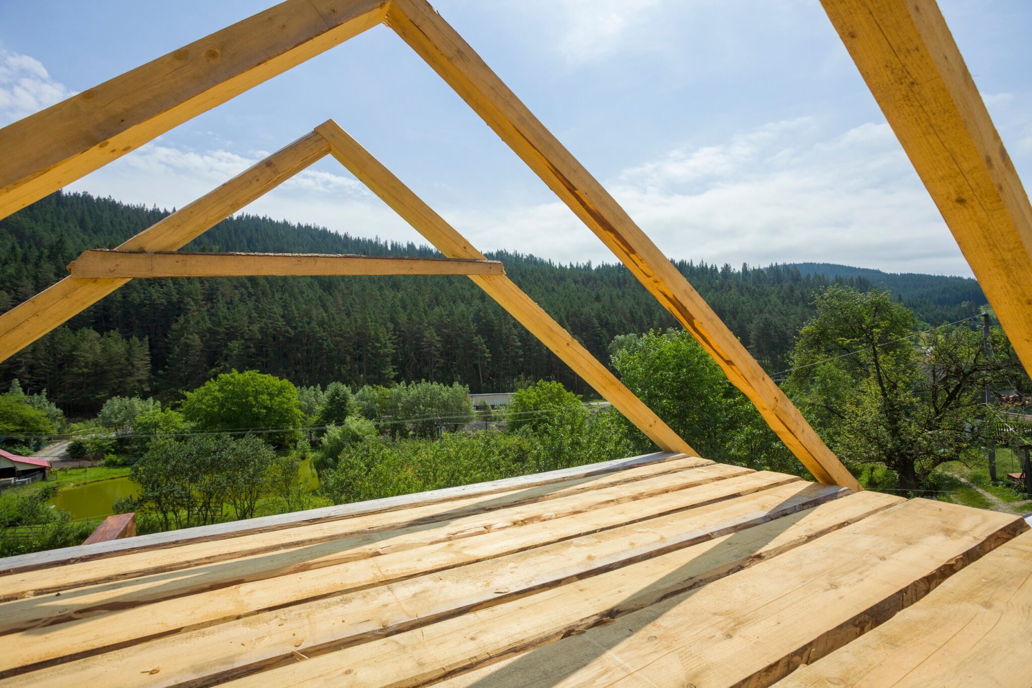 Ossature bois, construction annexe - Colle-à-bois.fr